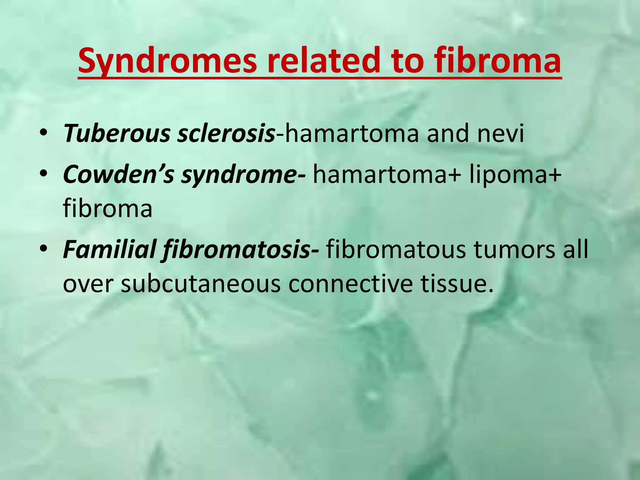 NON ODONTOGENIC TUMORS OF ORAL CAVITY-I | PPTX