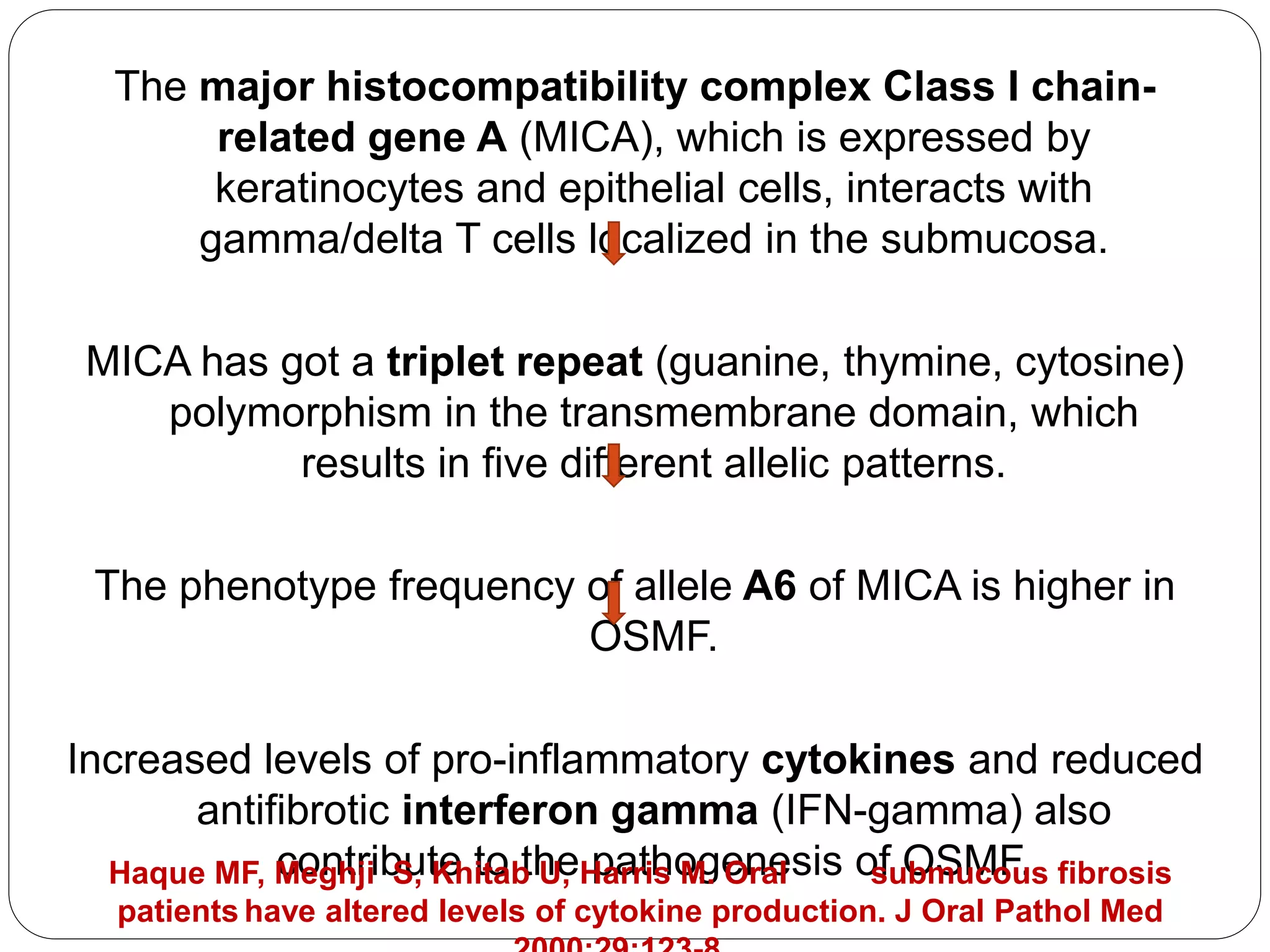 Journal club on Oral submucous fibrosis | PPTX