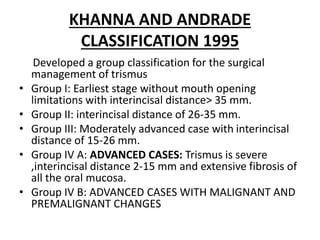 Oral submucous fibrosis | PPT