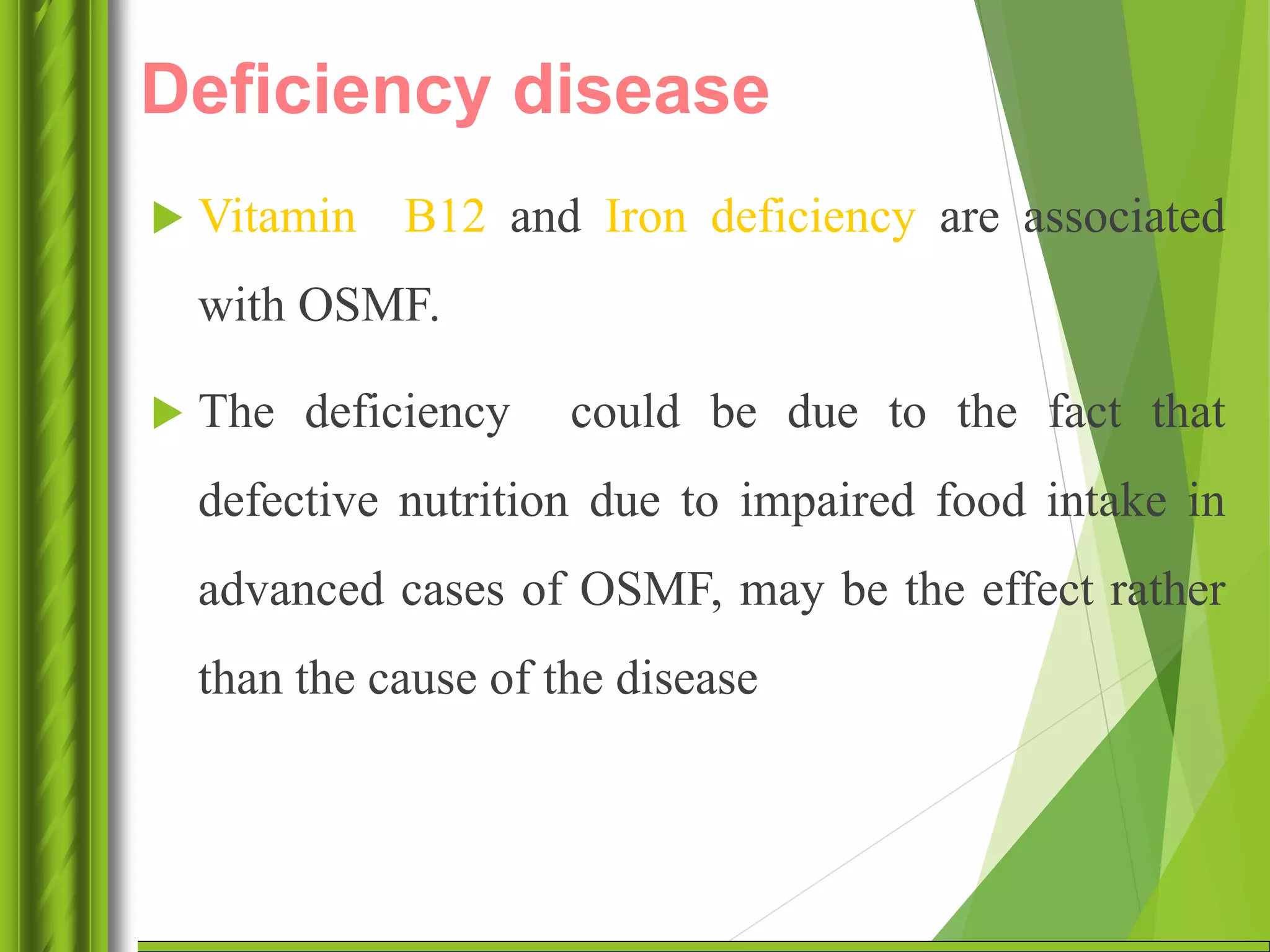 Oral submucous fibrosis | PPT