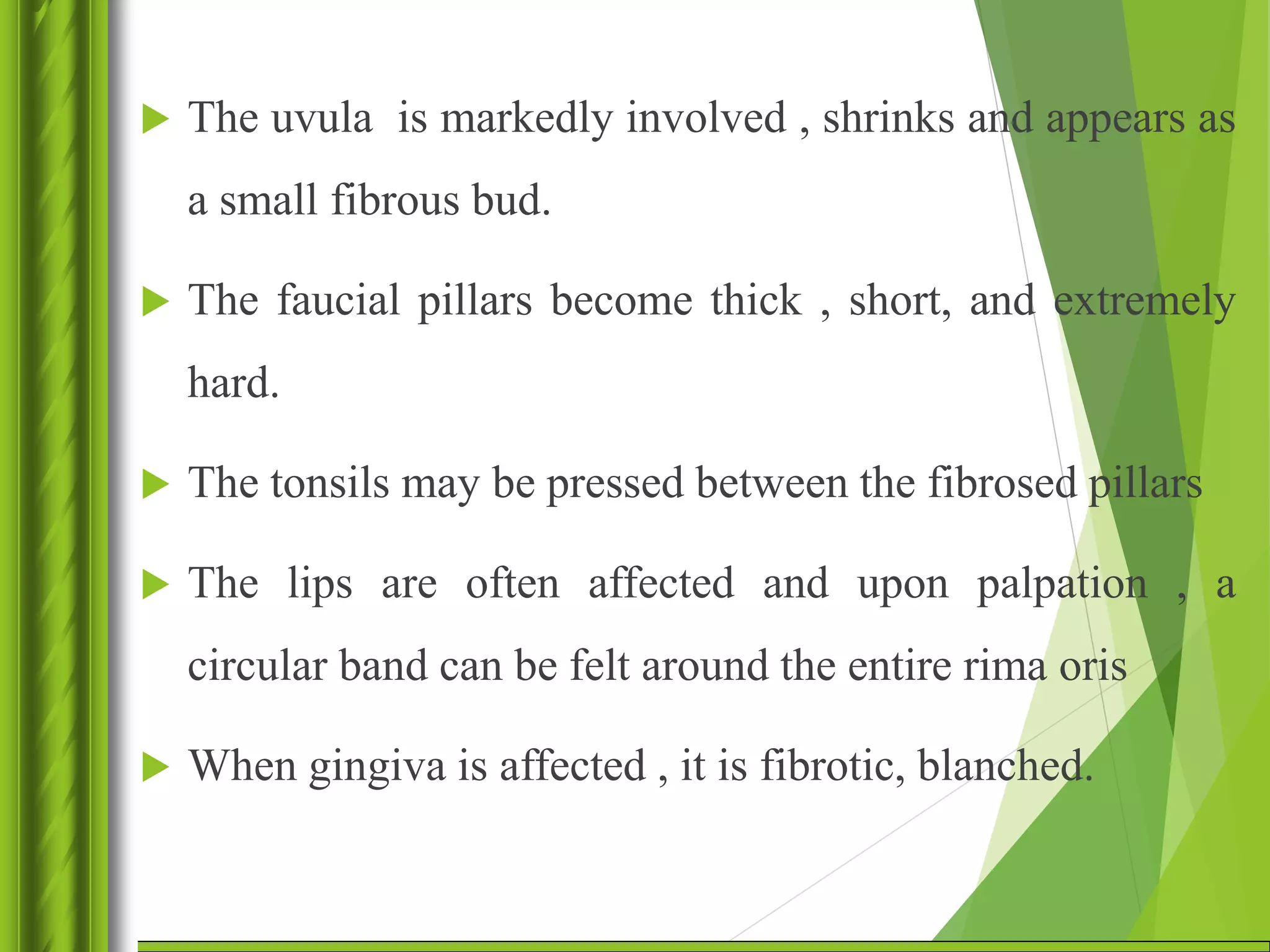 Oral submucous fibrosis | PPT