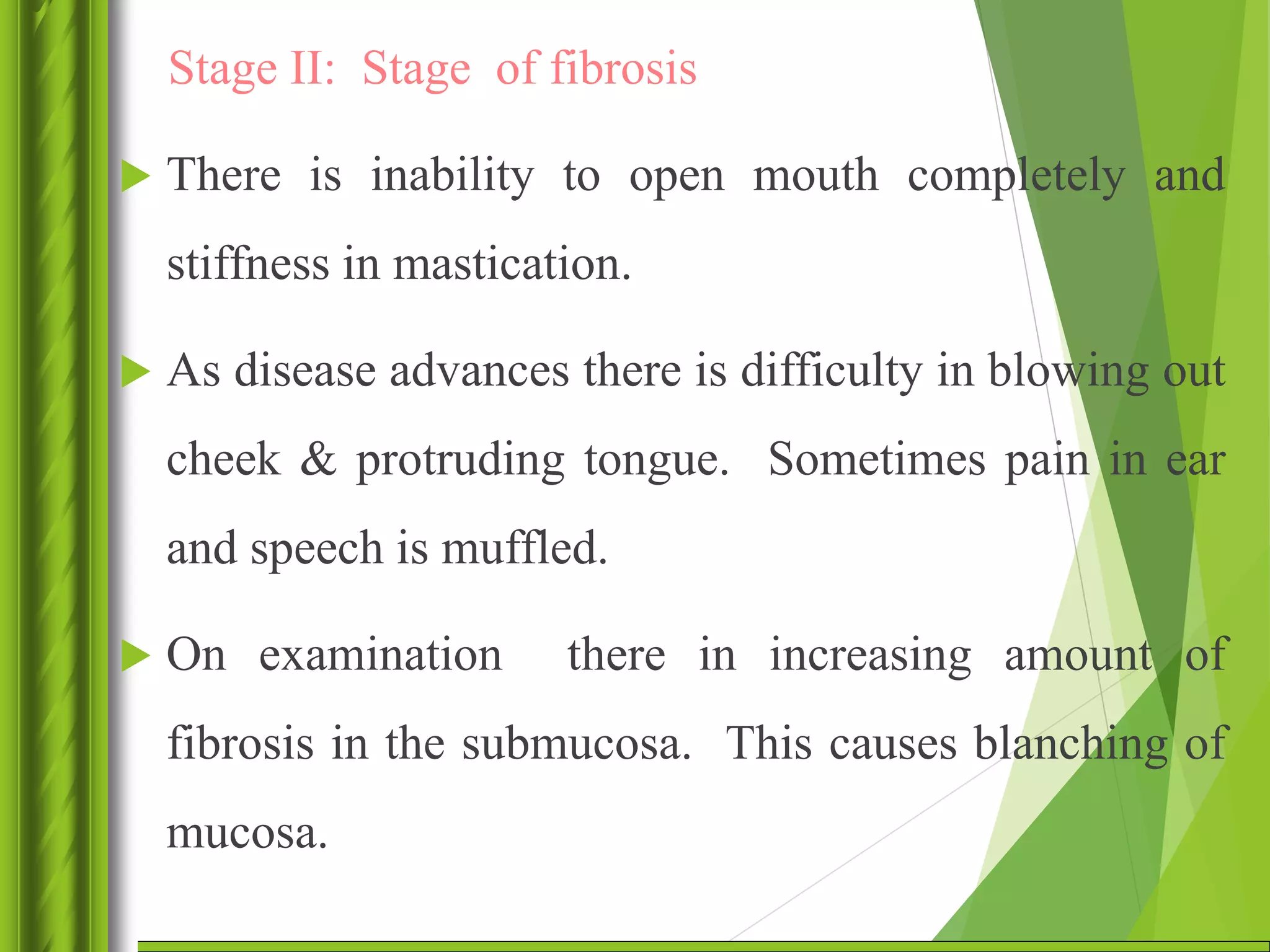 Oral submucous fibrosis | PPT