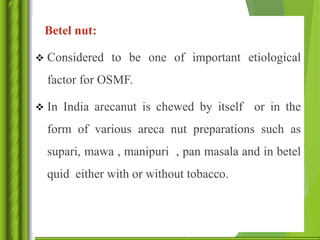 Oral submucous fibrosis | PPT