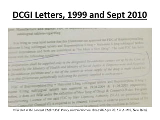 Oral substitution therapy (“ost”) – law and policy overview | PDF