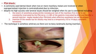 oral surgery - techniques of local anesthesia powerpoint | PPTX