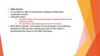 oral surgery - techniques of local anesthesia powerpoint | PPTX