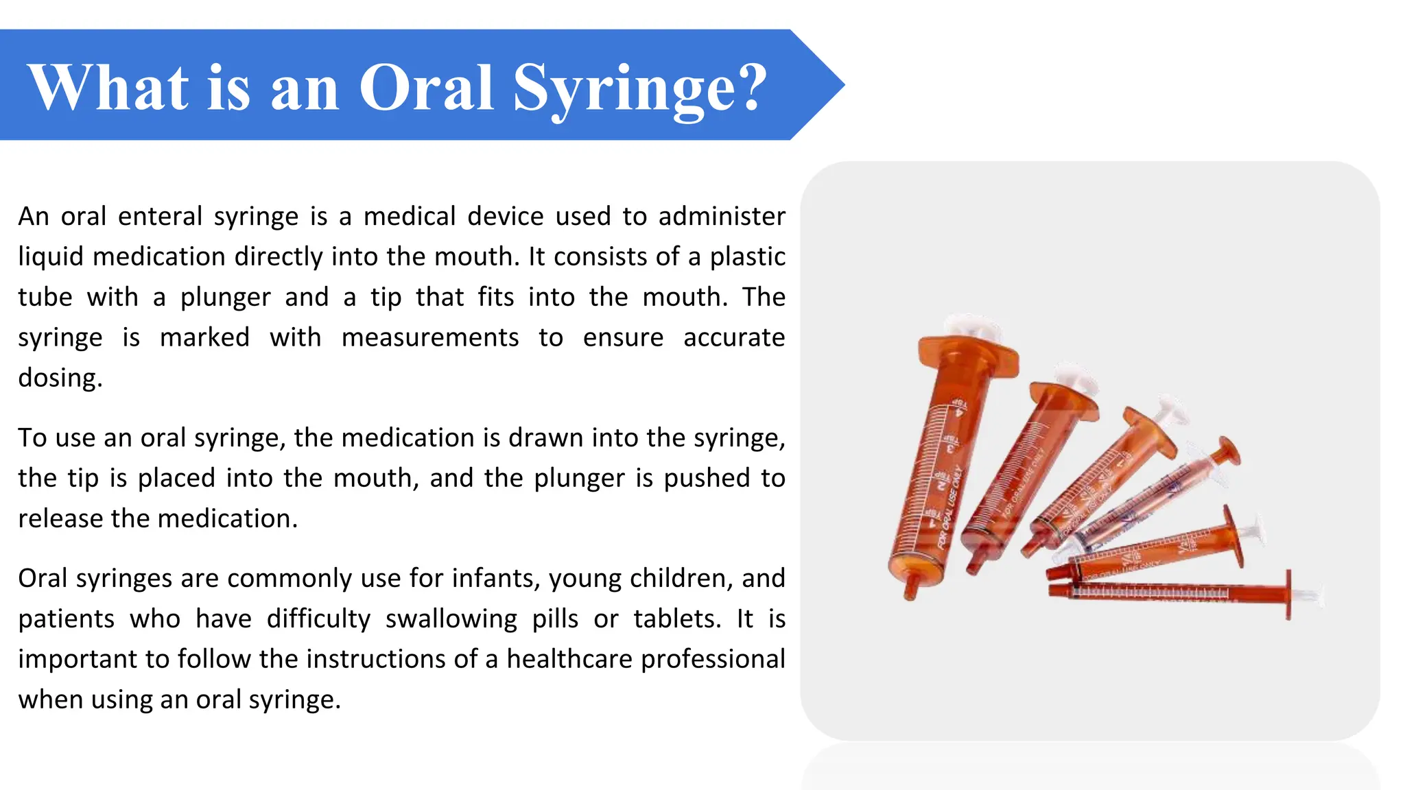 Oral Syringes | PPTX