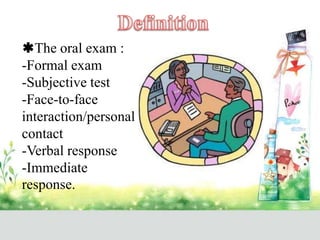 Oral test | PPTX