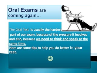Oral test tips | PPTX | Parenting Children Aged 4-11 | Parenting