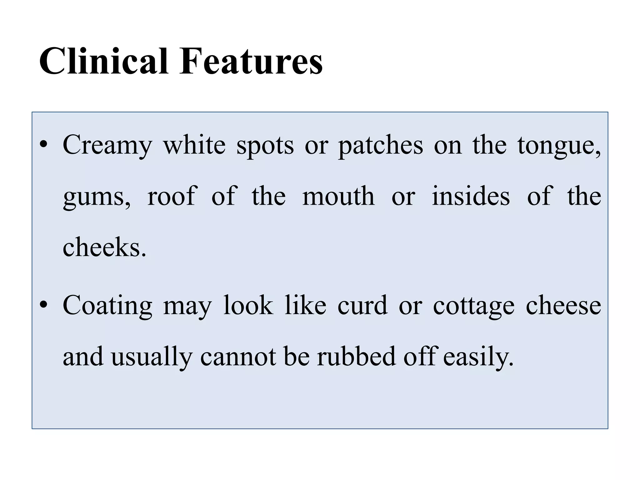 Oral Thrush - BNS 3rd year CMC pptx | PPTX