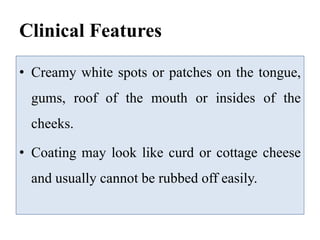Oral Thrush - BNS 3rd year CMC pptx | PPTX