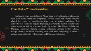 Oral Tradition and Storytelling in African Novels.pptx.pdf