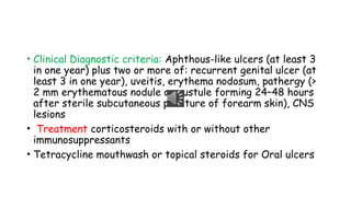 Oral pathology Flow FlowFlow Oral ulcers.pptx
