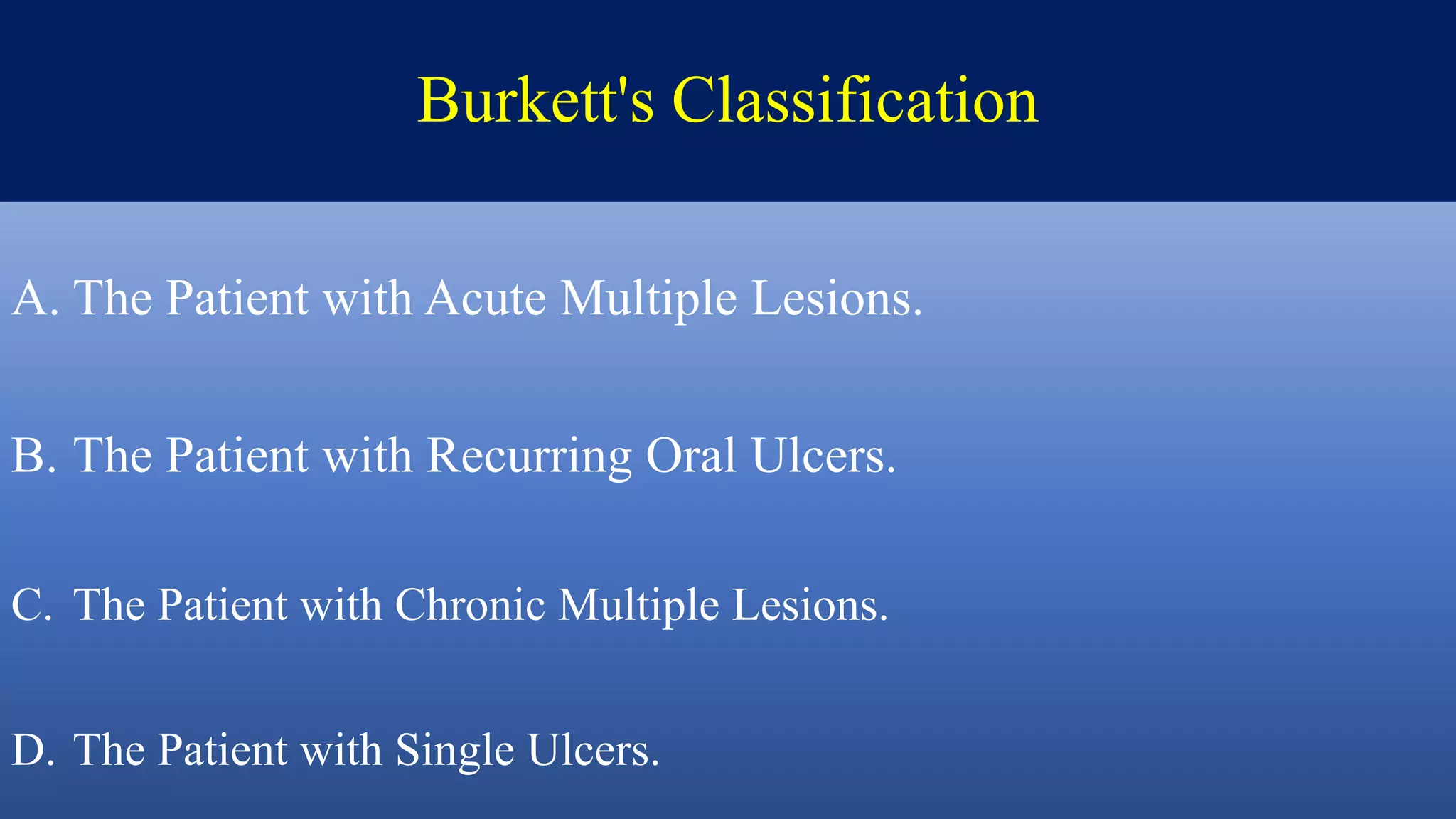 Oral ulcers introduction | PPTX
