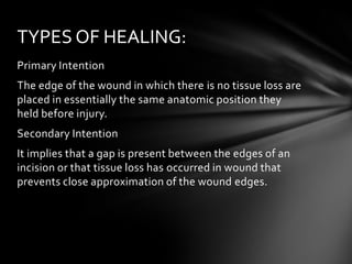 Oral wound healing, biopsy,exfoliative cytology | PPTX