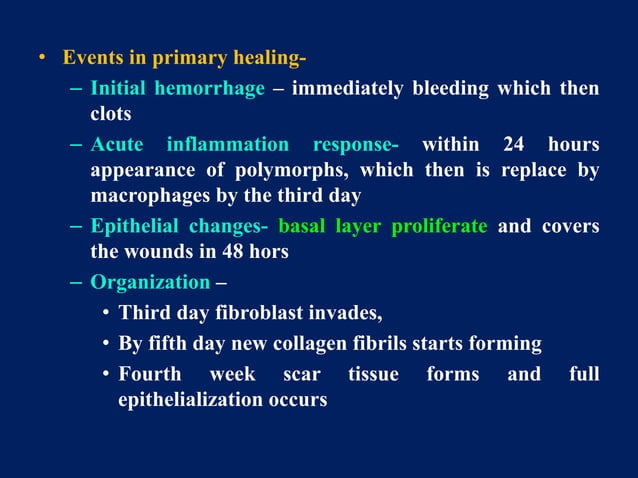 healing of oral wounds | PPTX