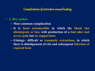 healing of oral wounds | PPTX