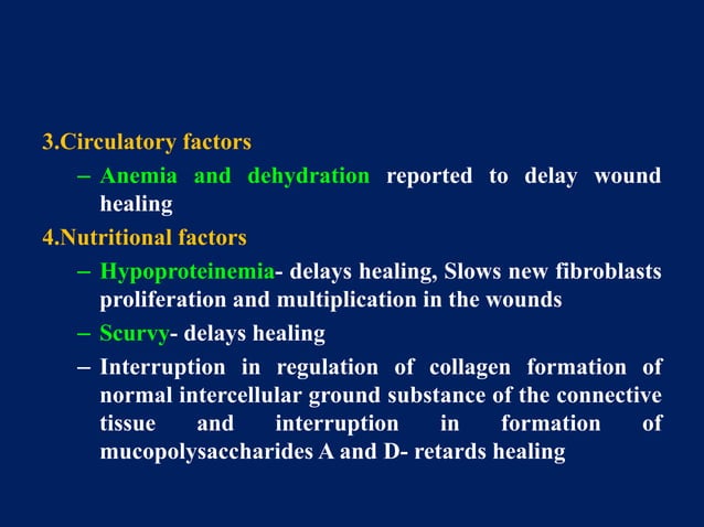 healing of oral wounds | PPTX