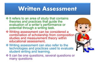 Oral, Written and Performance Evaluation in Education | PPTX