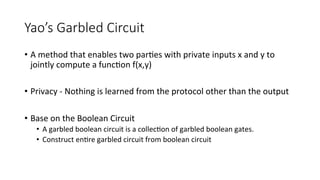 Oram And Secure Computation | PPT