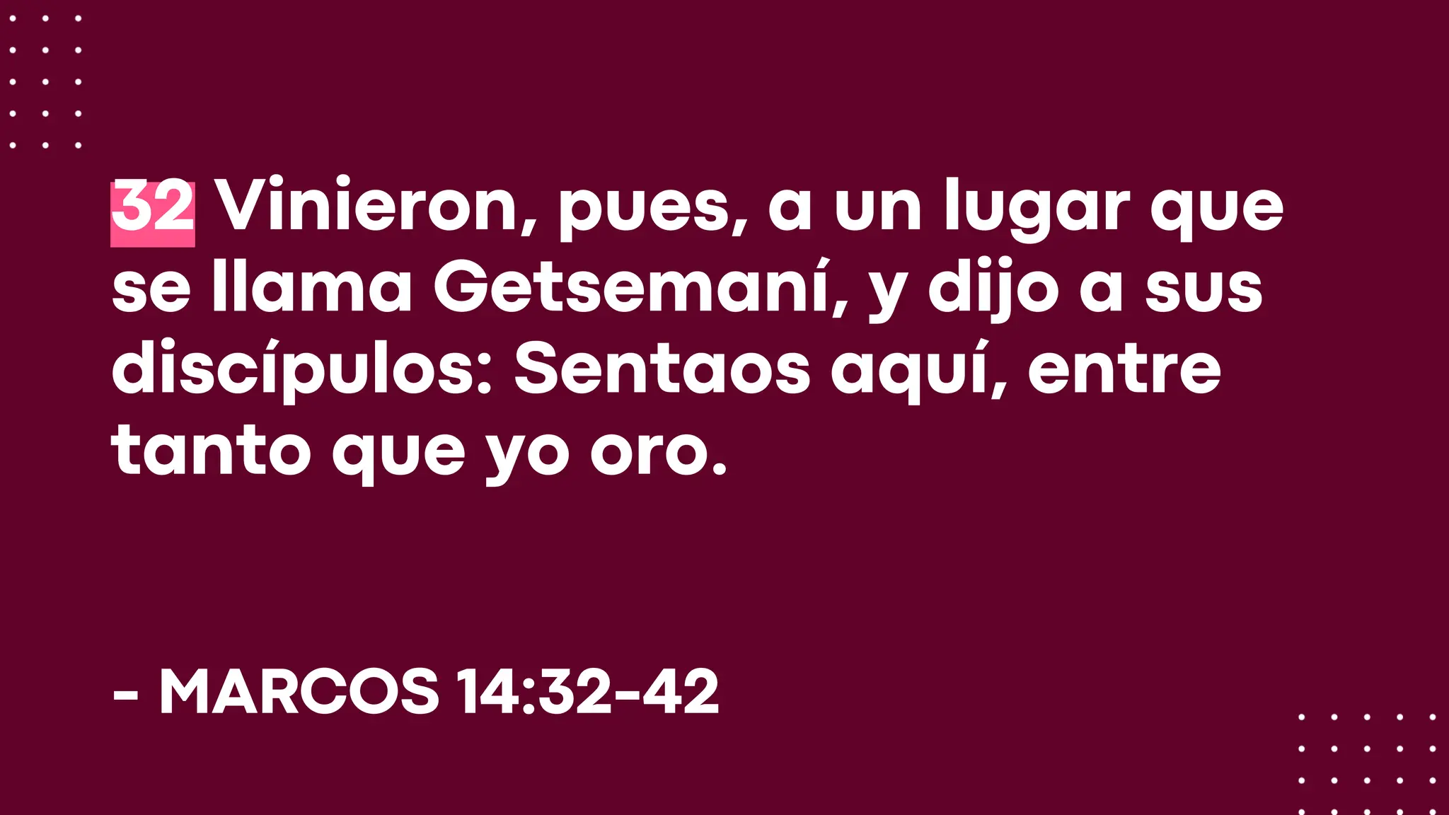 🛐 Orando en el Getsemaní | Marcos 14:32 | PPT