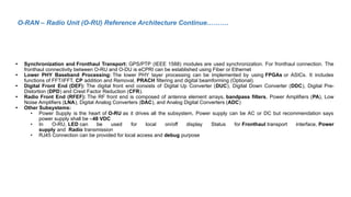 ORAN Fundamental from basics to advance. | PDF