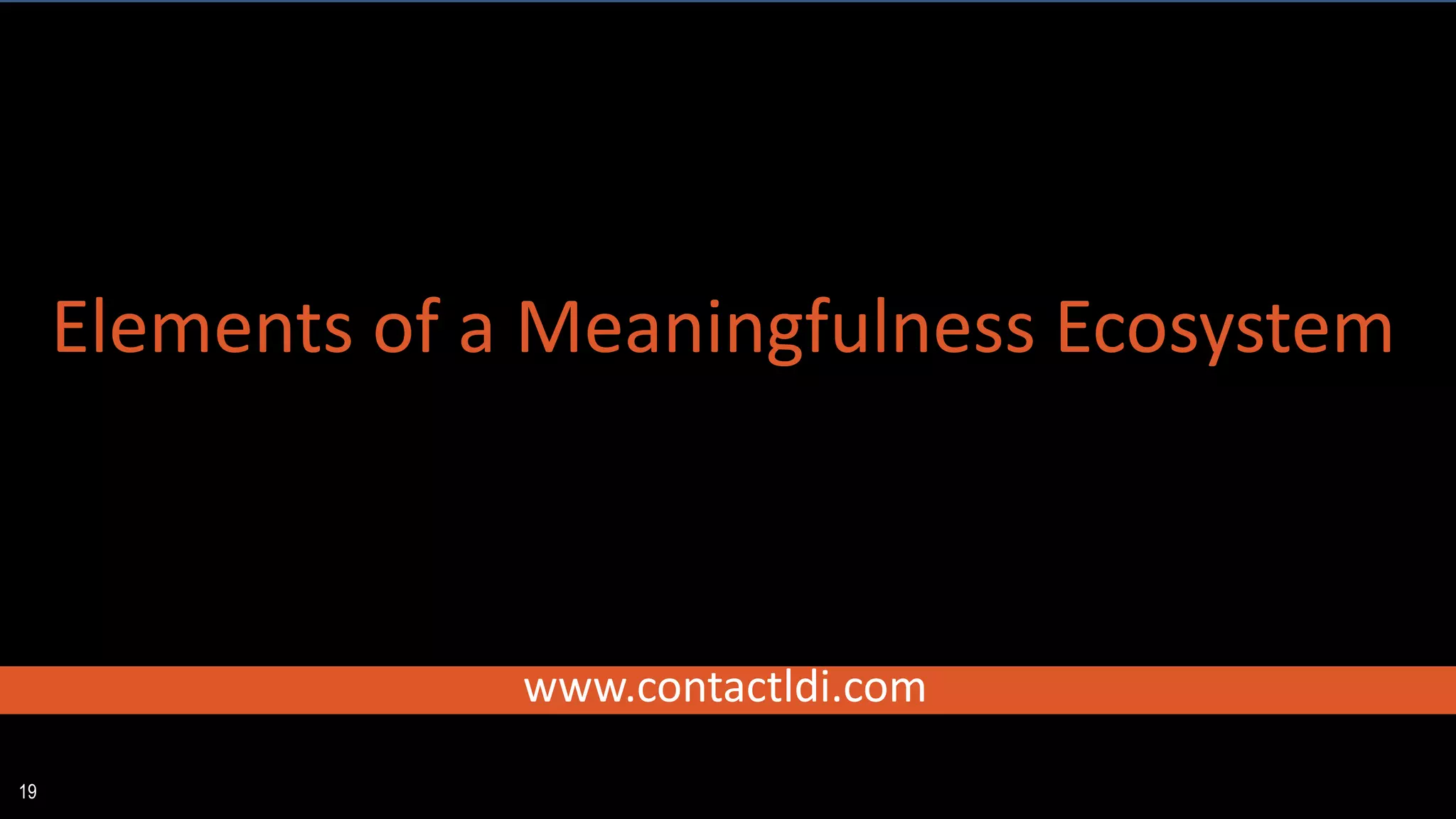 What Makes Work Meaningful or Meaningless? | PPT