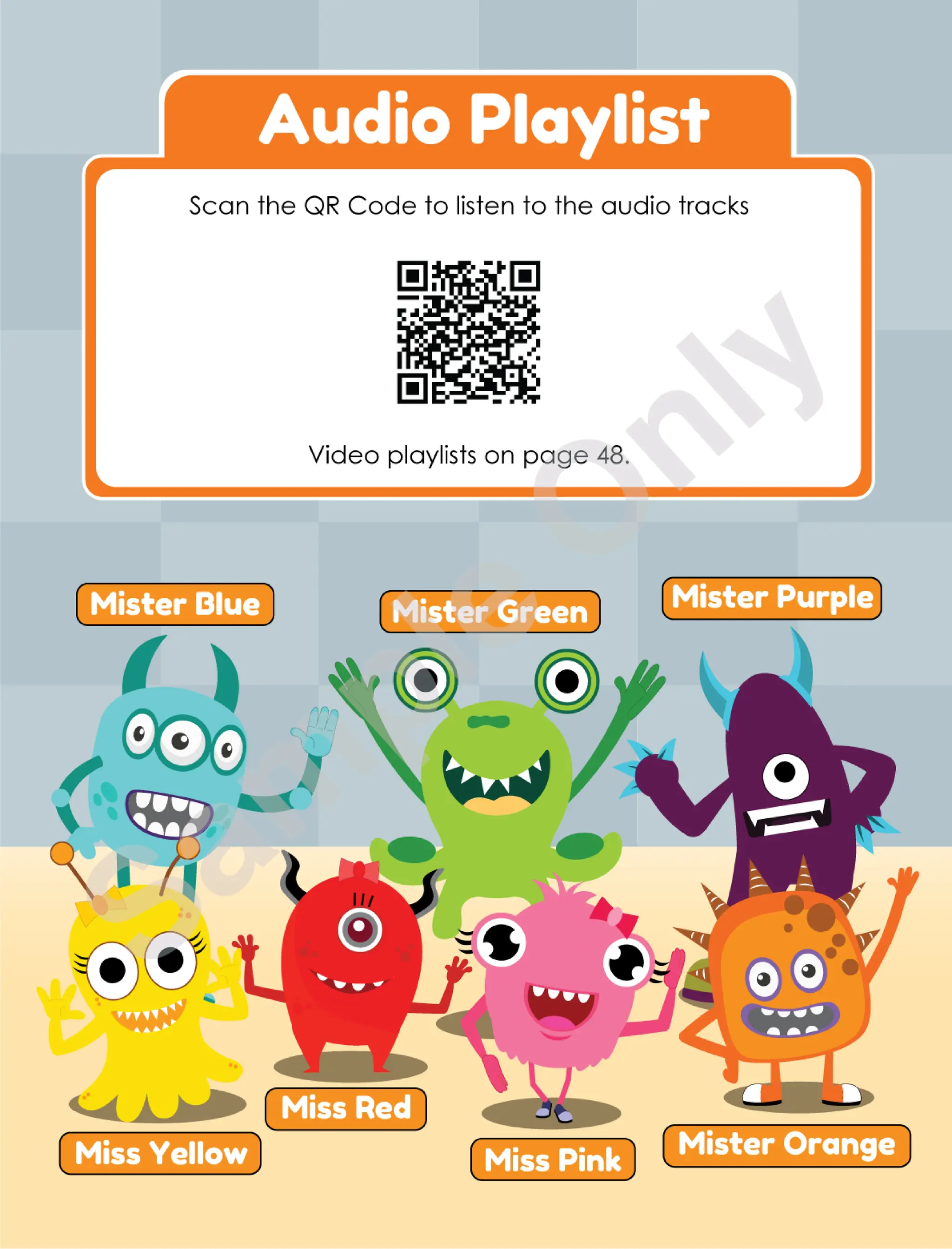 Little Monsters Orange Book : An English Course for Kindergarten ...
