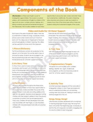 Little Monsters Orange Book : An English Course for Kindergarten ...
