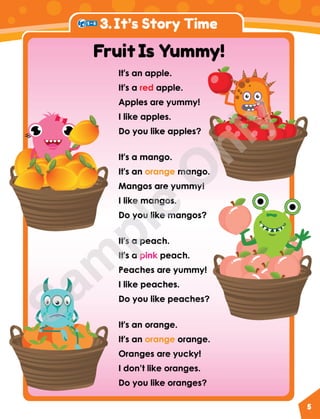 Little Monsters Orange Book : An English Course for Kindergarten ...