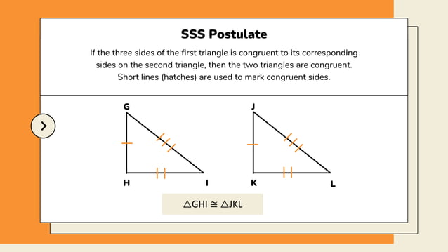 TRIANGLE CONGRUENCE POSTULATES | PPTX | Geography | Science
