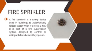Fire Hazard factors in School, PowerPoint presentation | PPTX