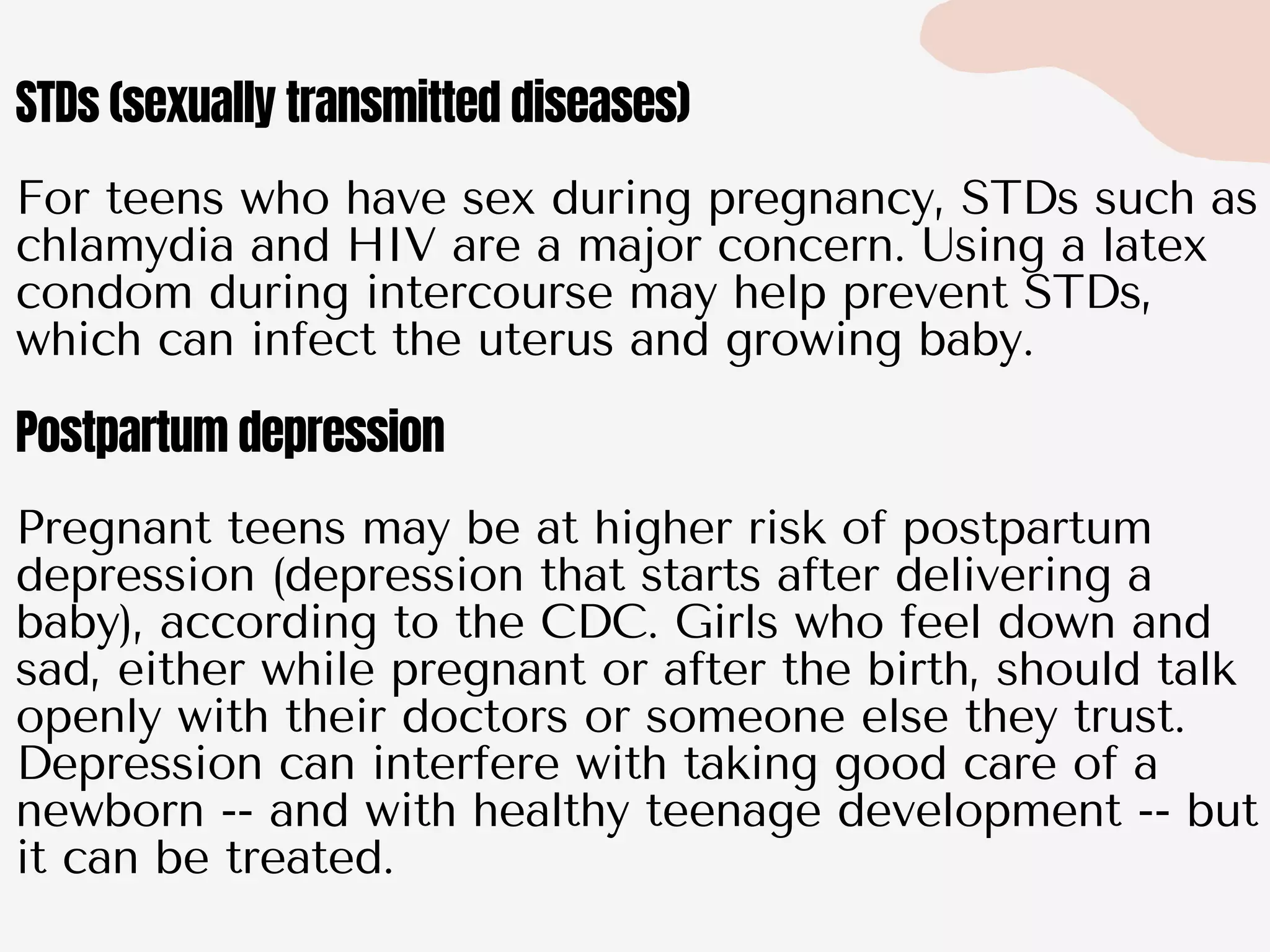 Teenage Pregnancy | PDF