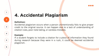 Plagiarism and its type and consequences | PDF