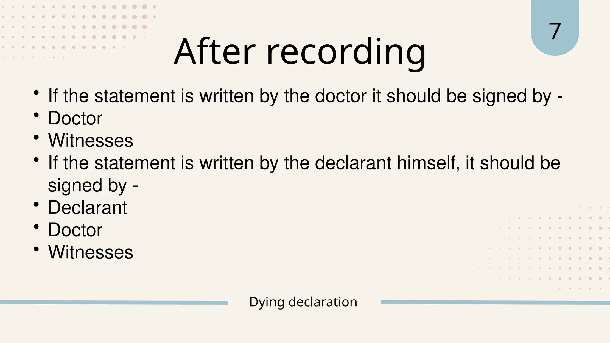 Dying declaration and dying deposition FMT .pptx