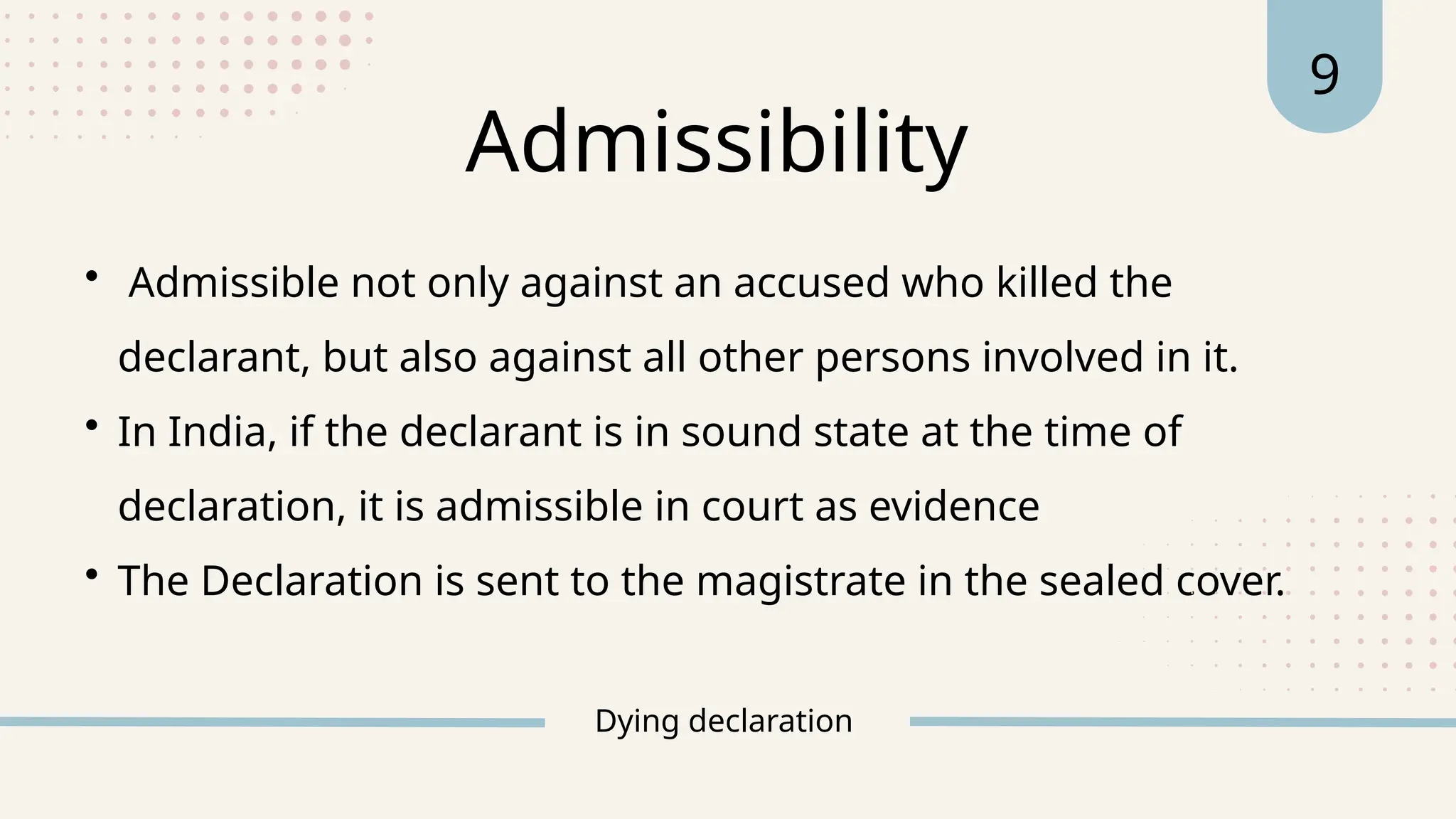 Dying declaration and dying deposition FMT .pptx