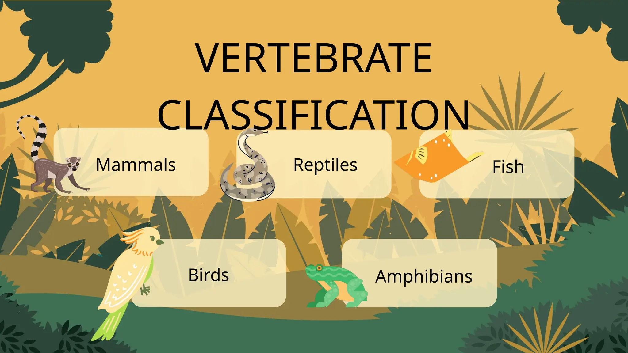 Orange Bold Science Classifying Animals Presentation.pptx
