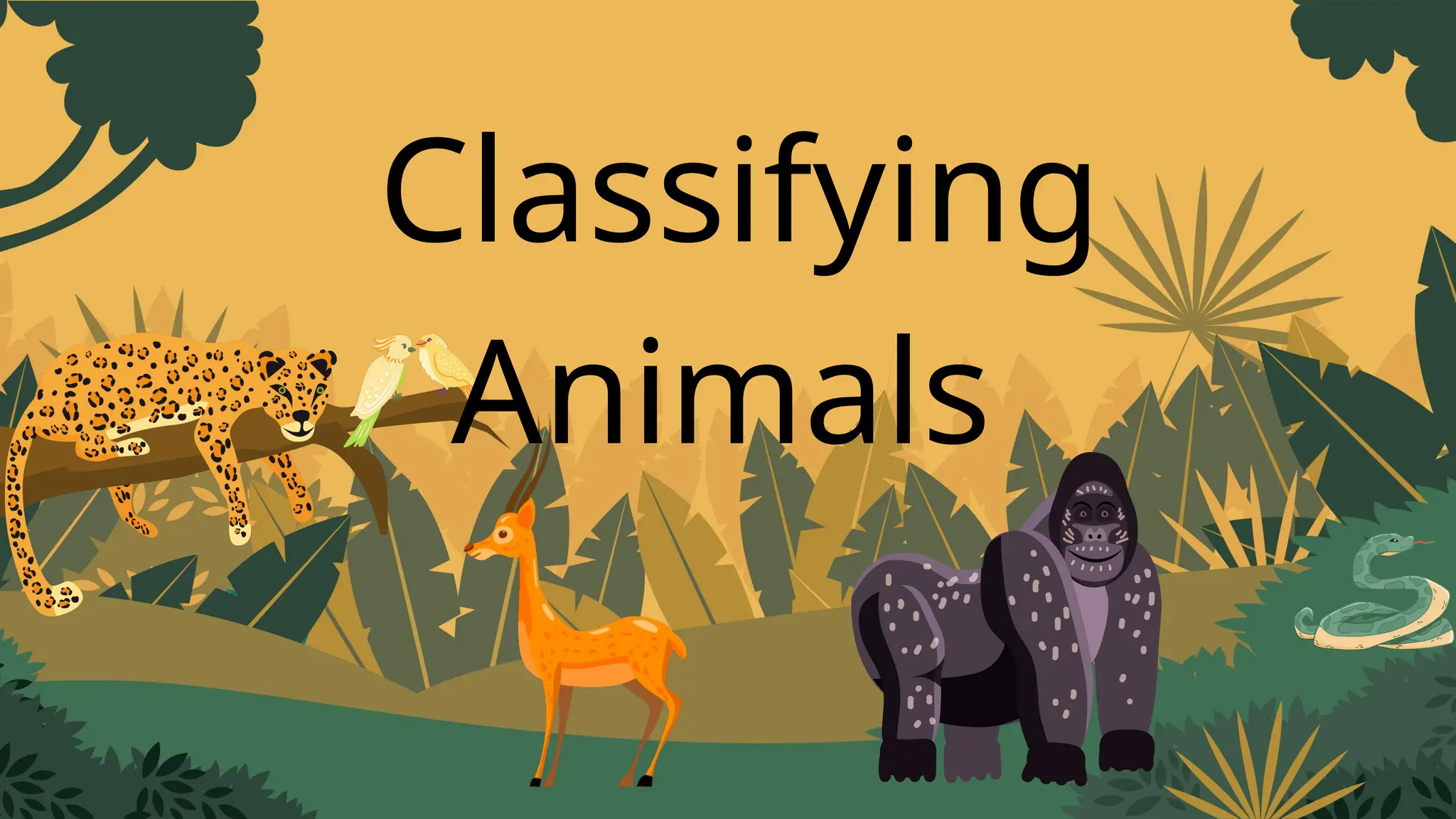 Orange Bold Science Classifying Animals Presentation.pptx