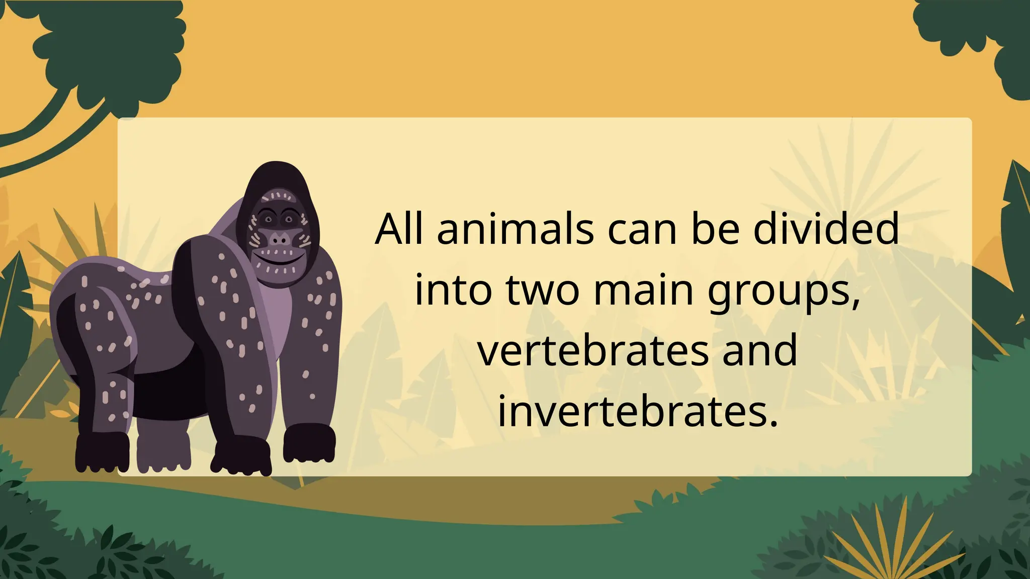 Orange Bold Science Classifying Animals Presentation.pptx