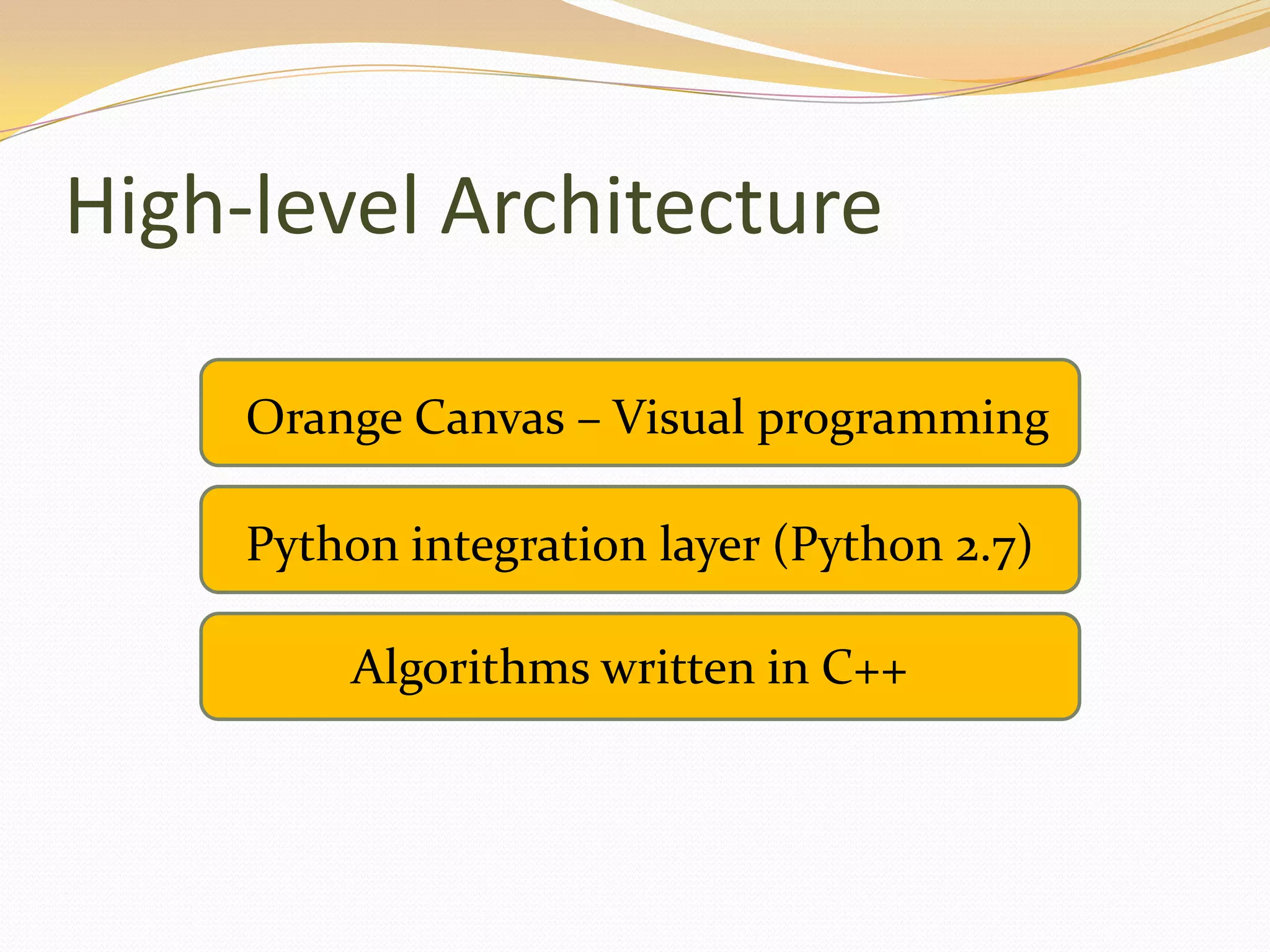 Orange Canvas - PyData 2013 | PPTX