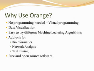 Orange Canvas - PyData 2013 | PPTX