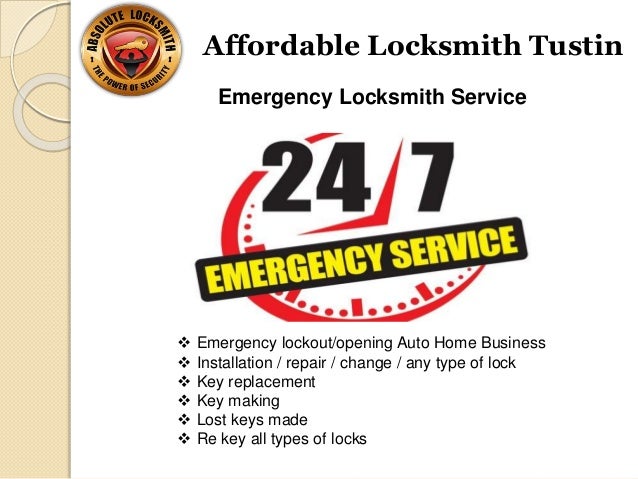 Affordable Locksmith Services In Tustin