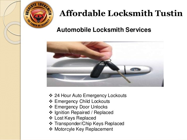 Affordable Locksmith Services In Tustin