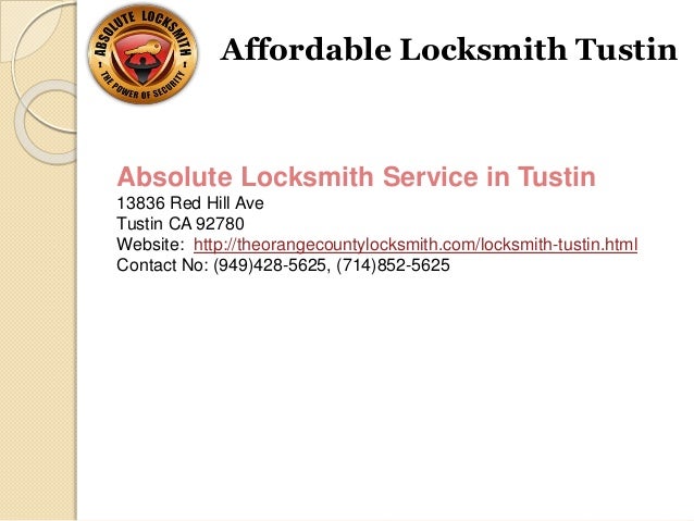 Affordable Locksmith Services In Tustin