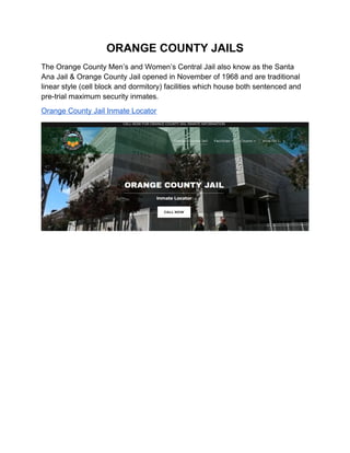 ORANGE COUNTY JAILS.docxORANGE COUNTY JAILS.docx