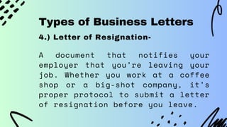 Different Types of Business Letter | PDF