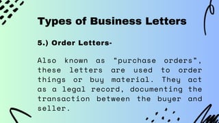 Different Types of Business Letter | PDF