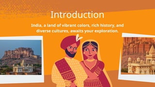 Orange Illustration Incredible India Presentation.pptx