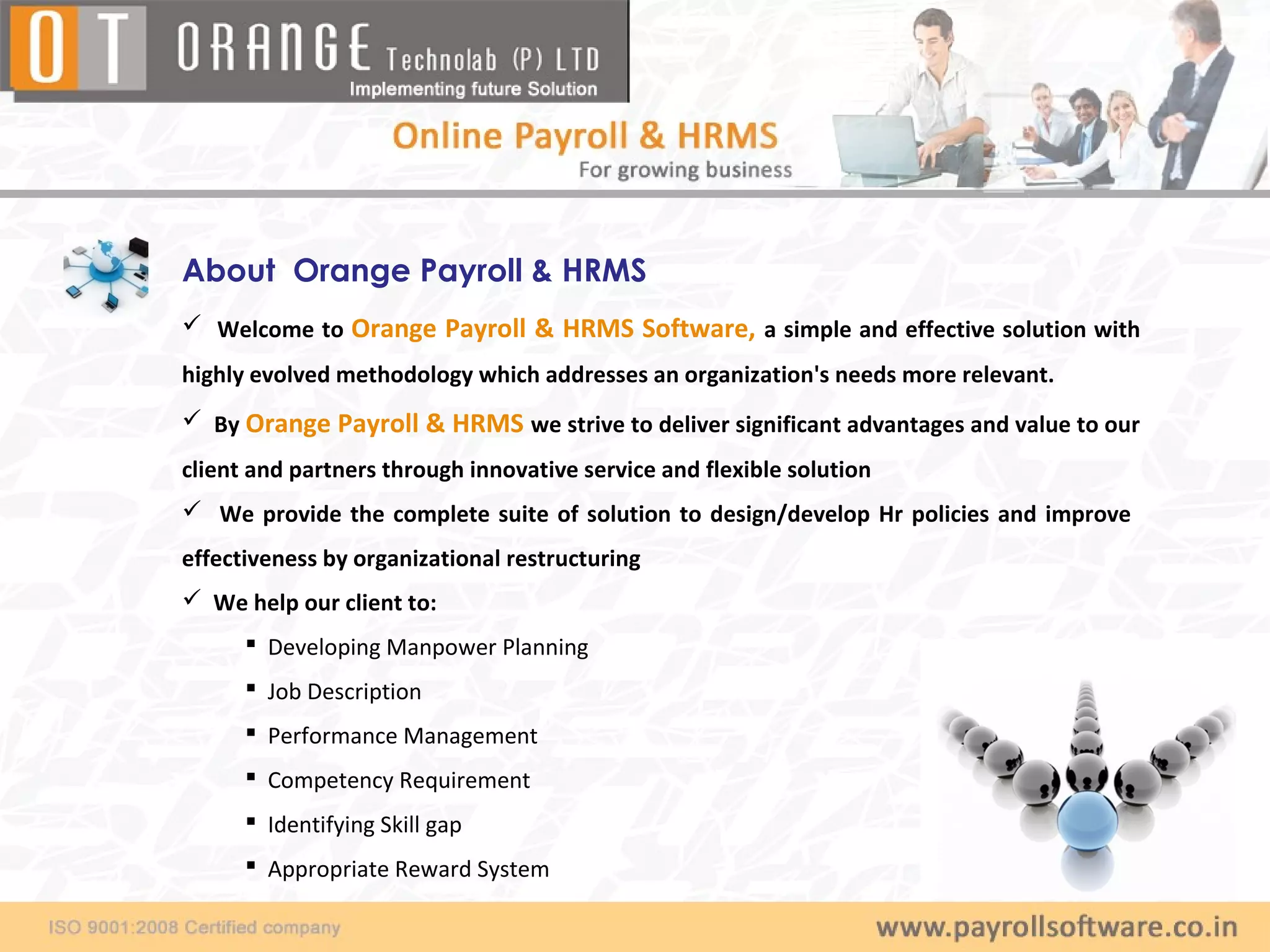 Orange payroll | PPS