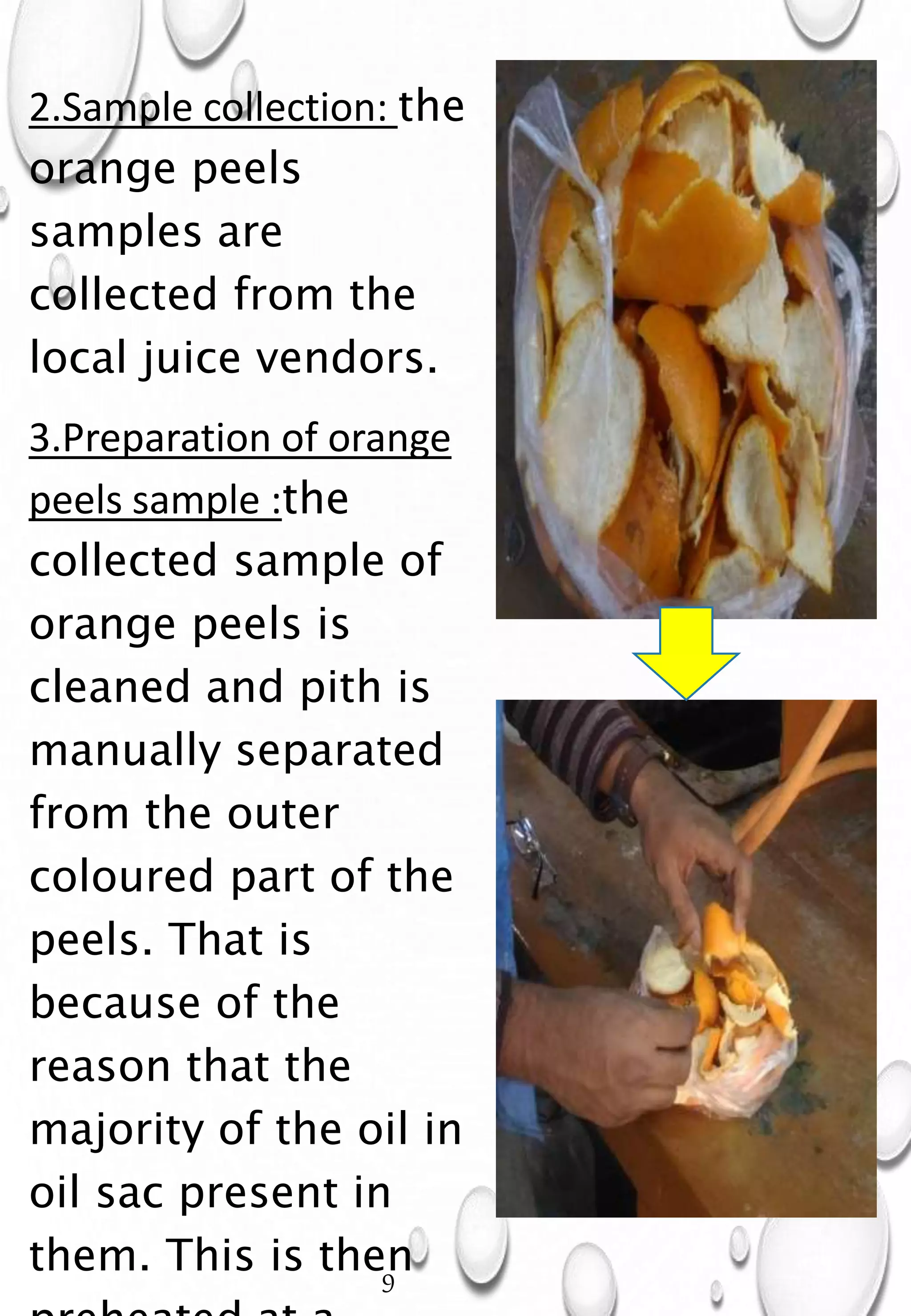 Orange peel extraction debjit parui | PPTX